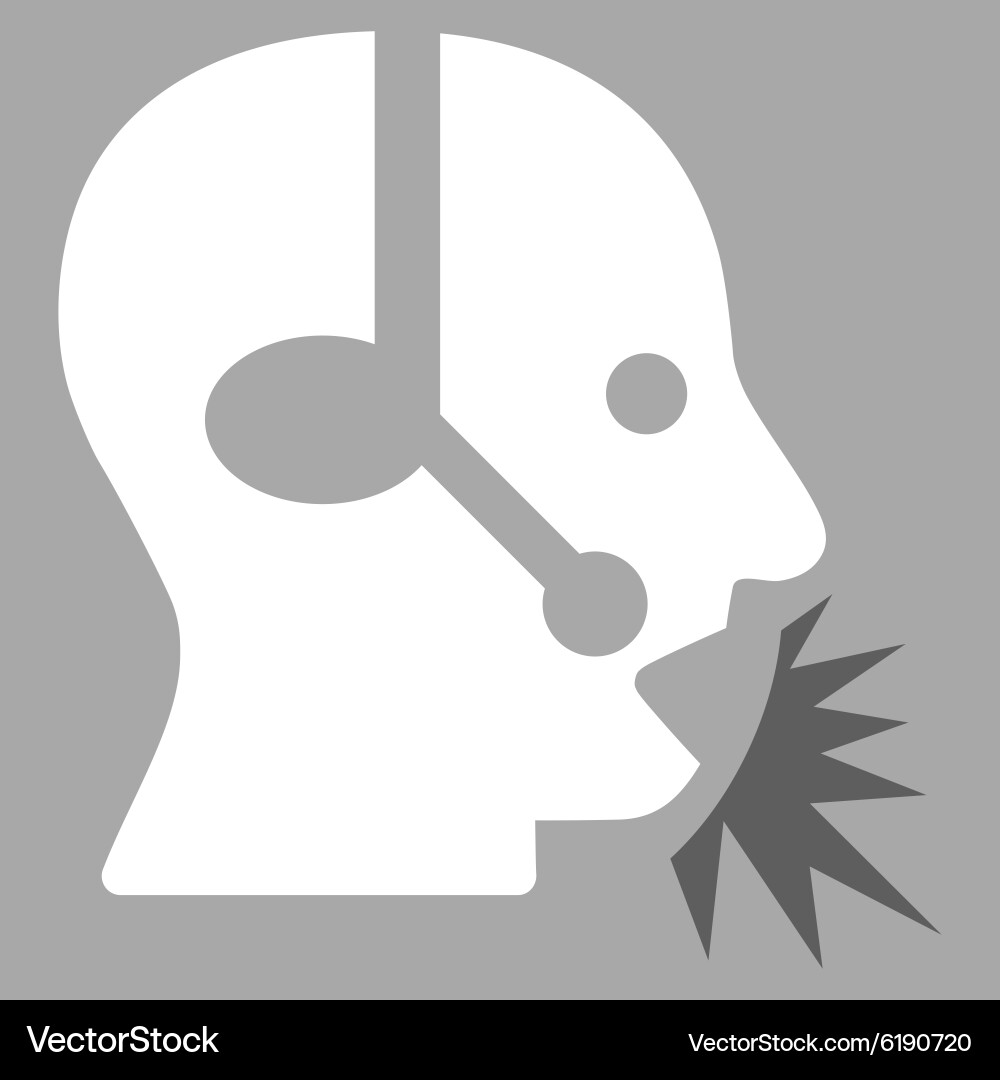 Operator speech icon Royalty Free Vector Image