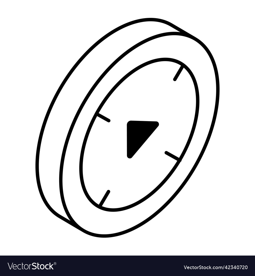 Play button Royalty Free Vector Image - VectorStock