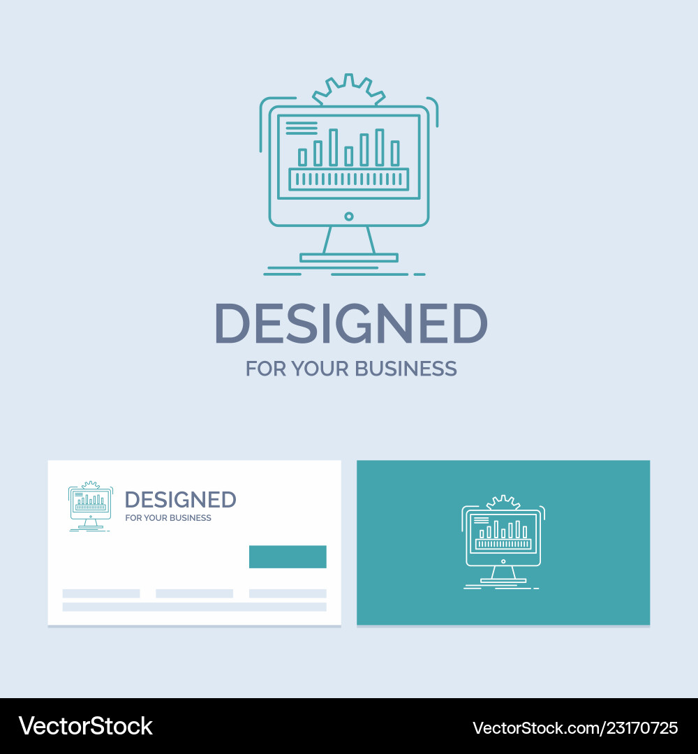 Dashboard admin monitor monitoring processing Vector Image