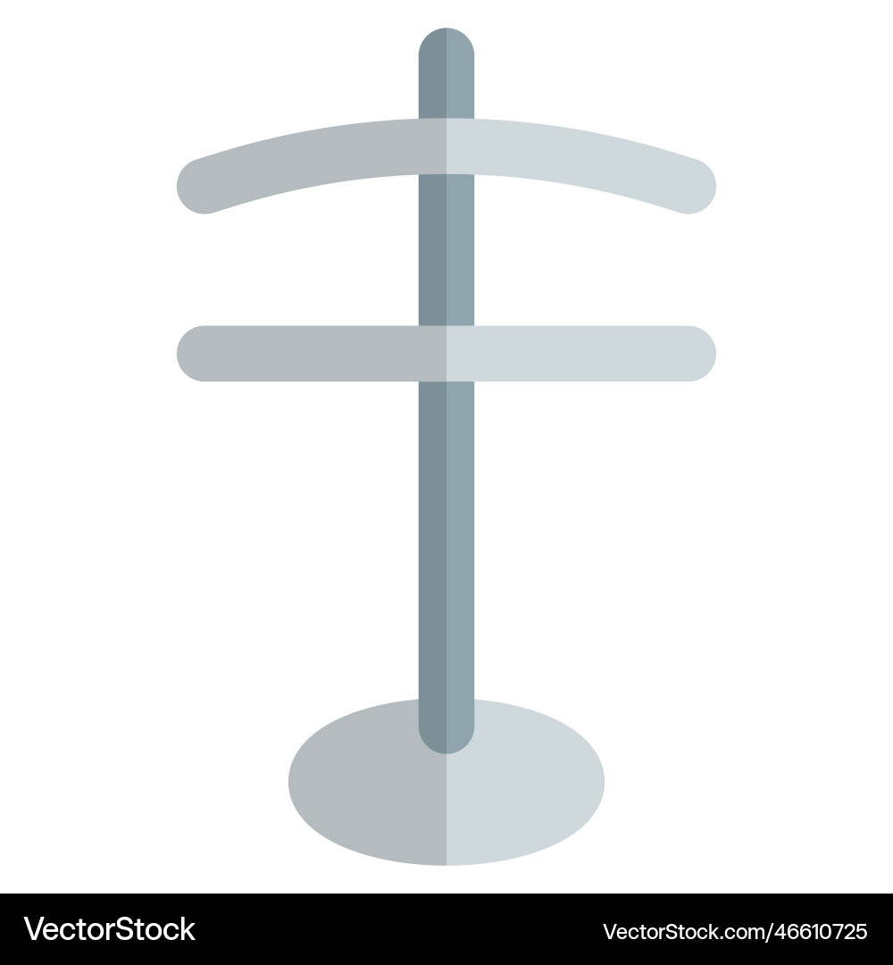 Suit valet a clothes holding stand Royalty Free Vector Image