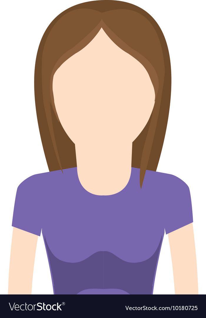 Woman Girl Female Avatar Icon Graphic Royalty Free Vector 