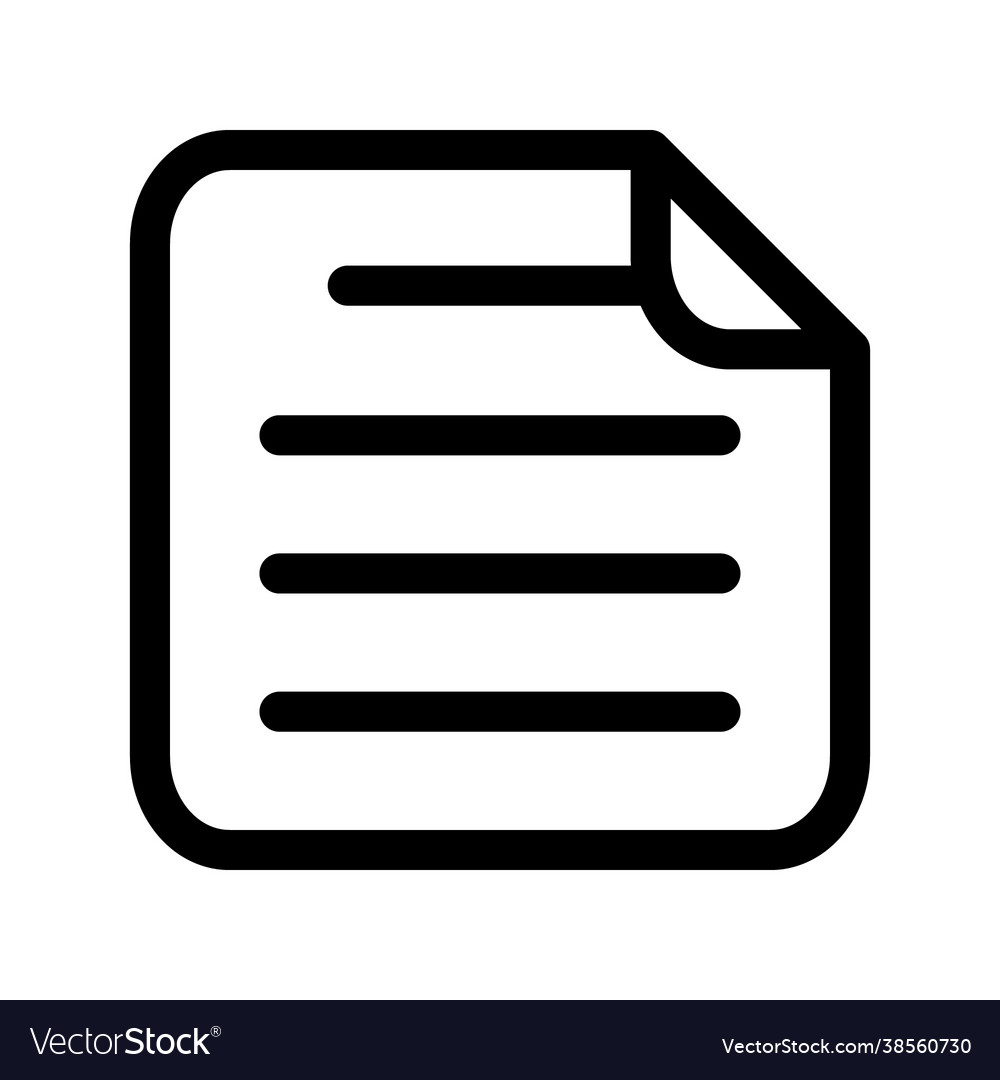 Document Royalty Free Vector Image - VectorStock