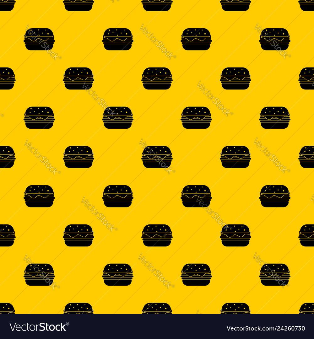 Hamburger pattern Royalty Free Vector Image - VectorStock