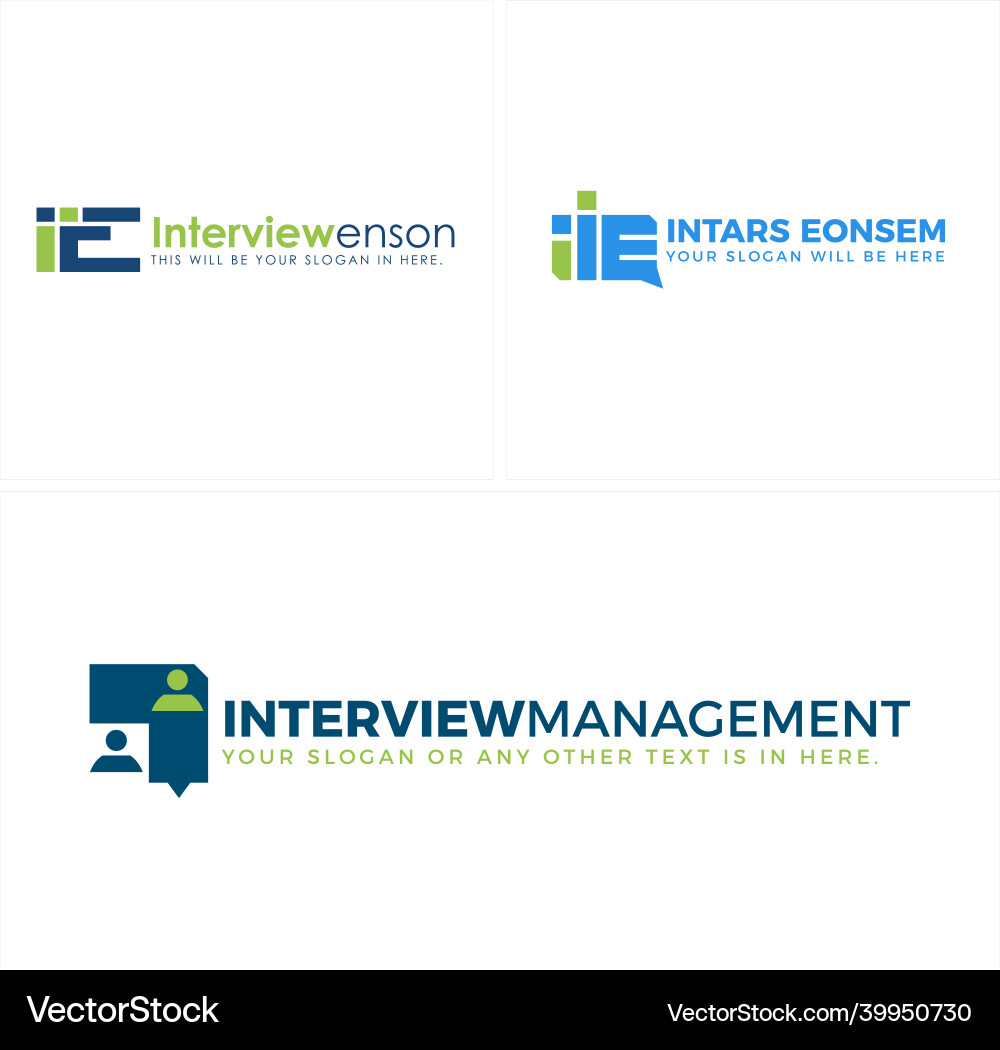 Modern management recruitment interview people Vector Image