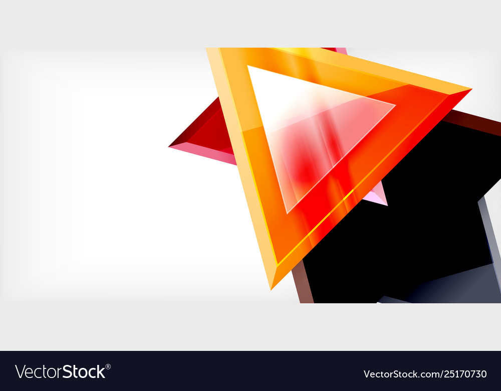 Triangle abstract background Royalty Free Vector Image