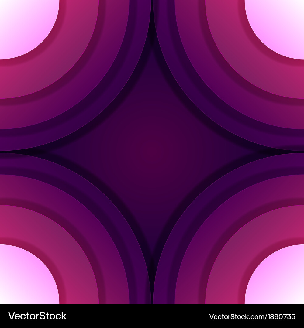 Abstract purple paper round shapes background Vector Image