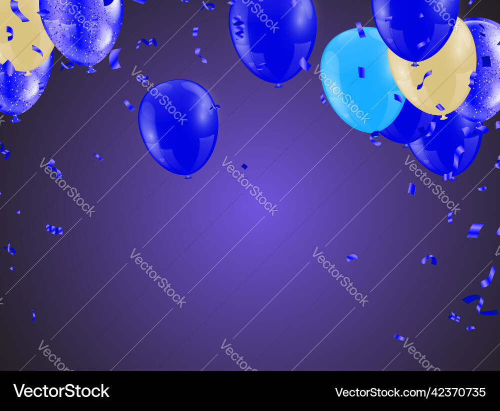 Beautiful realistic celebration greeting card Vector Image
