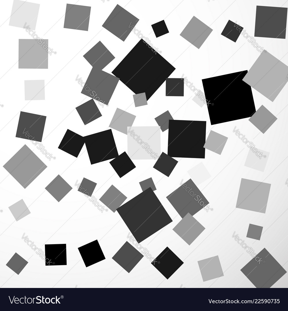 Pattern with random shapes abstract geometric Vector Image