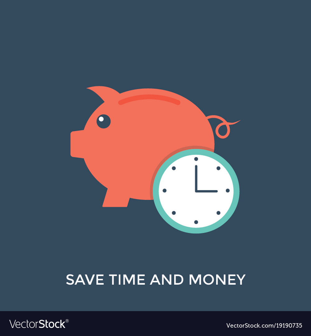 Save time Royalty Free Vector Image - VectorStock