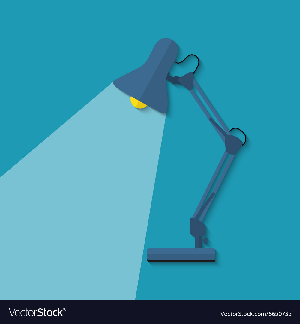 Table lamp Royalty Free Vector Image - VectorStock