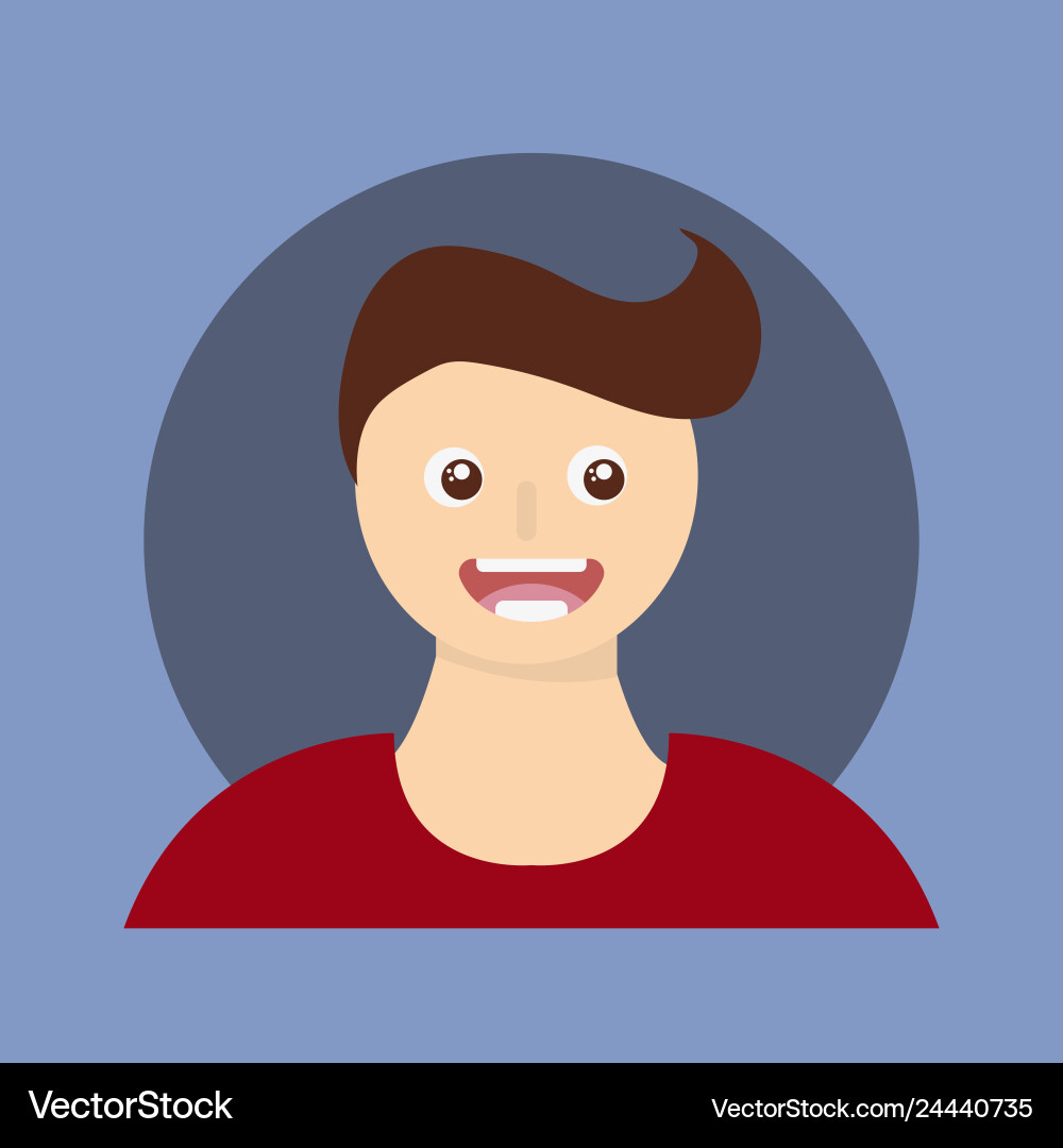 Young handsome men with various hairstyle Vector Image