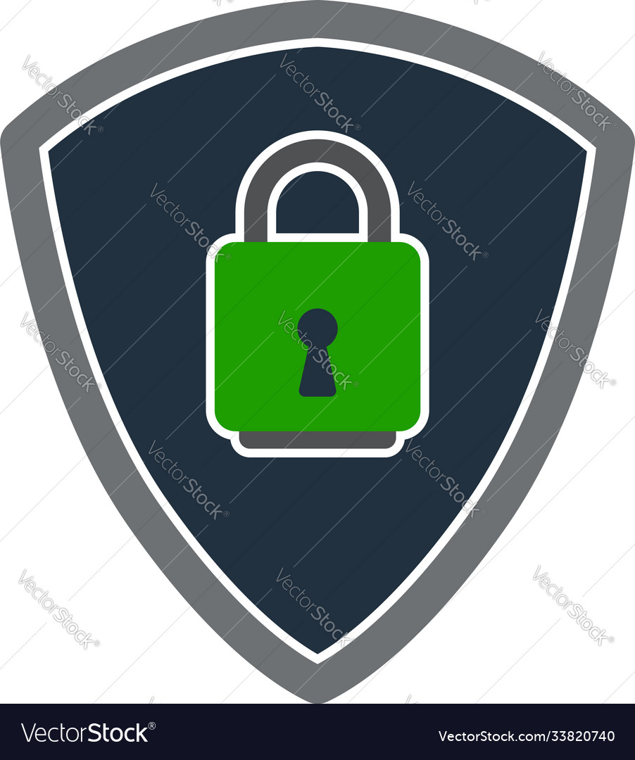 Data security icon Royalty Free Vector Image - VectorStock