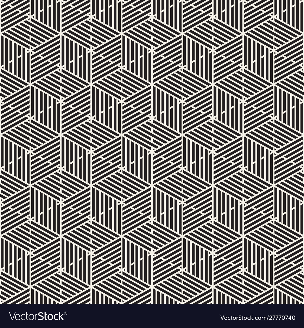 Seamless geometric pattern simple abstract lines Vector Image