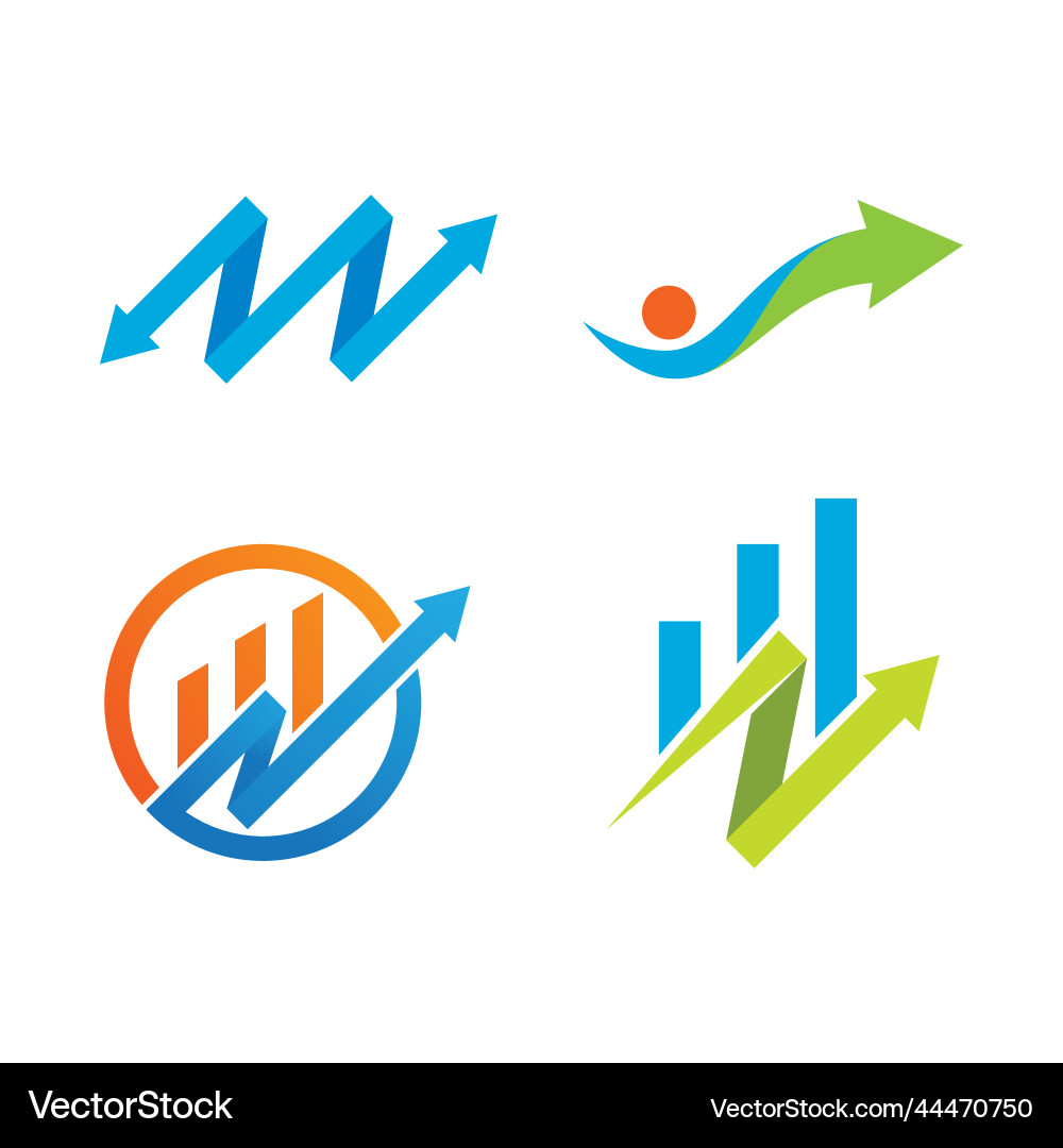Business finance design Royalty Free Vector Image