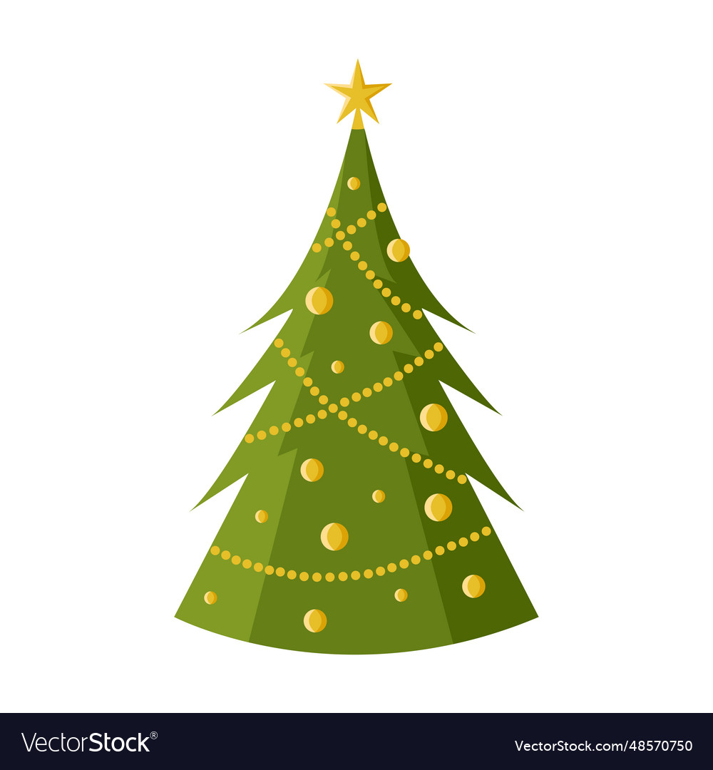 Christmas tree Royalty Free Vector Image - VectorStock