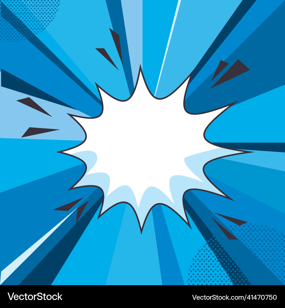 Pop art balloon card Royalty Free Vector Image