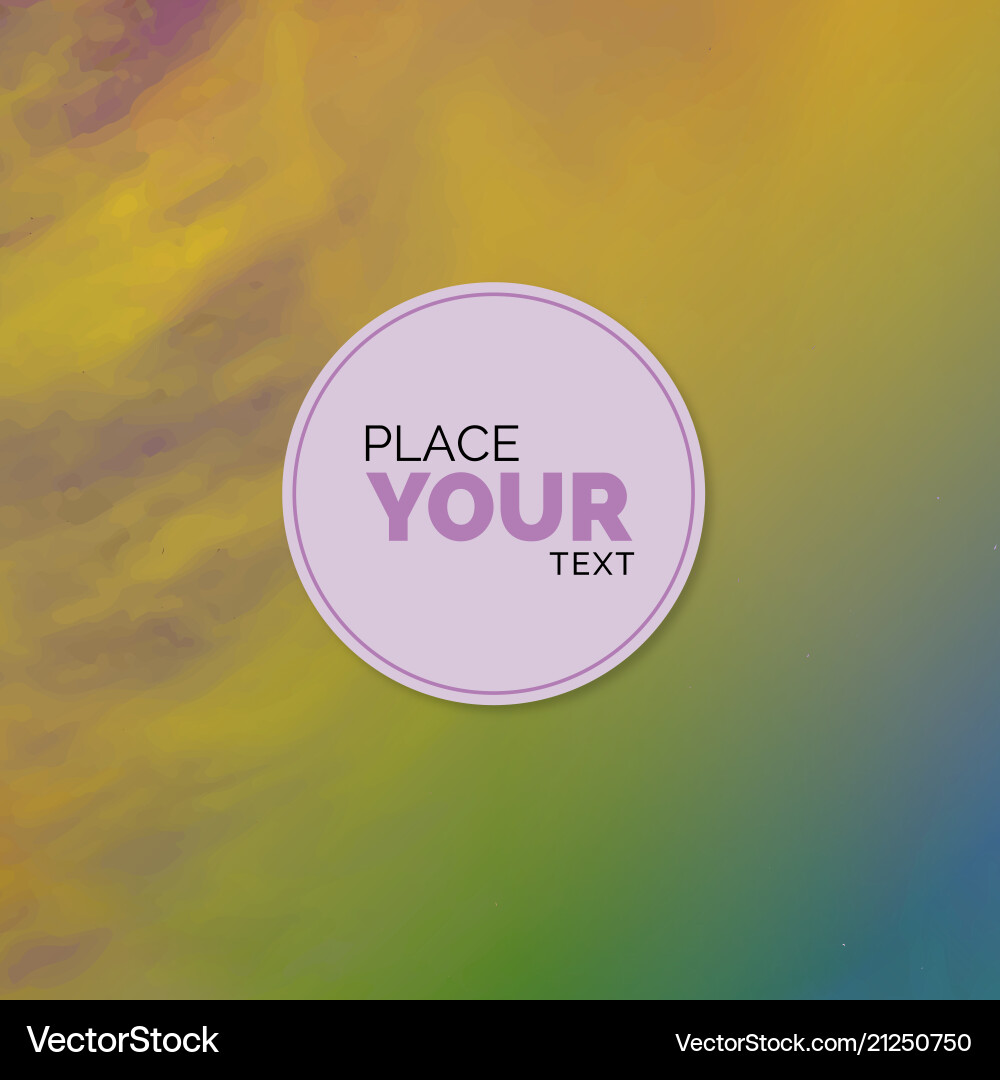 Watercolor template for your text Royalty Free Vector Image