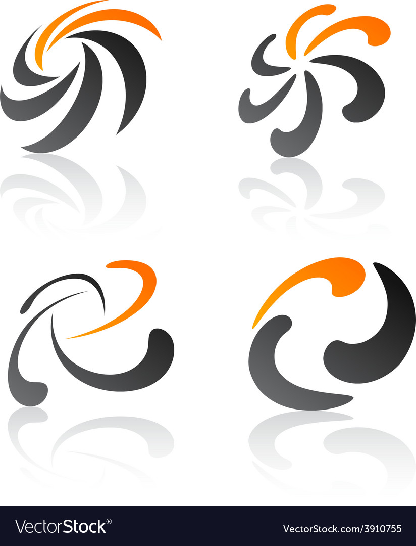 Abstract design elements Royalty Free Vector Image