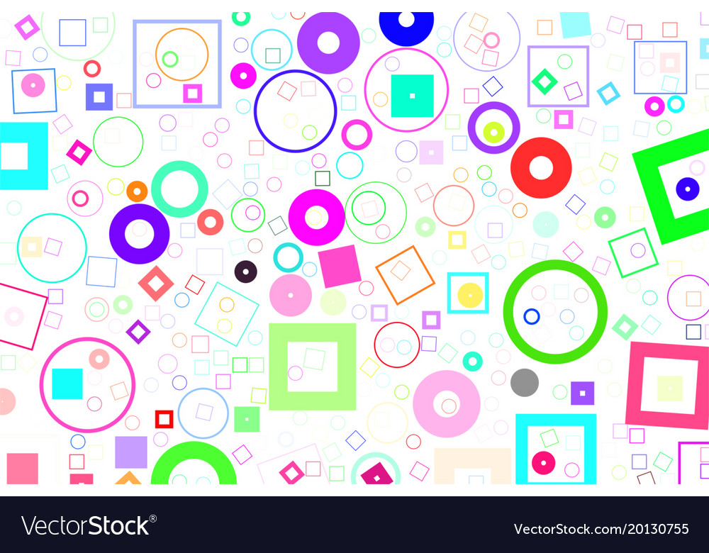 Shape pattern background for graphic design Vector Image