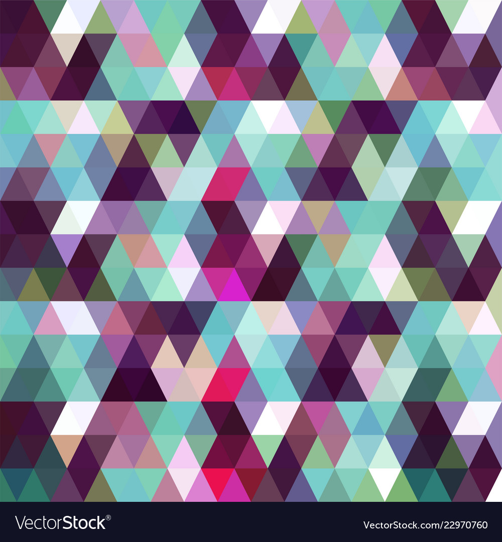 Colorful blue pink triangular low poly mosaic Vector Image
