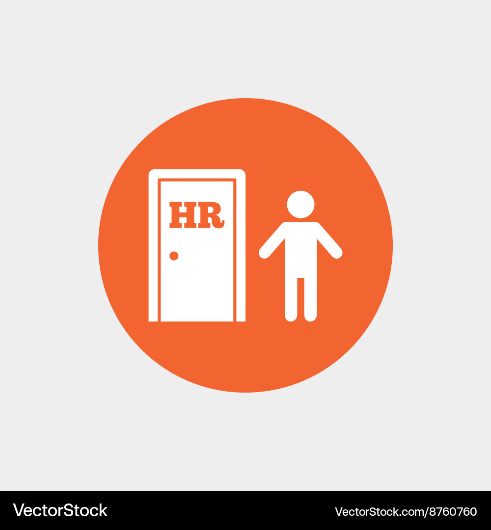 Human resources sign icon hr symbol Royalty Free Vector