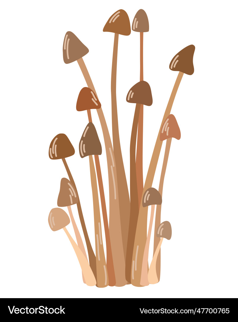 0608 mushroom Royalty Free Vector Image - VectorStock