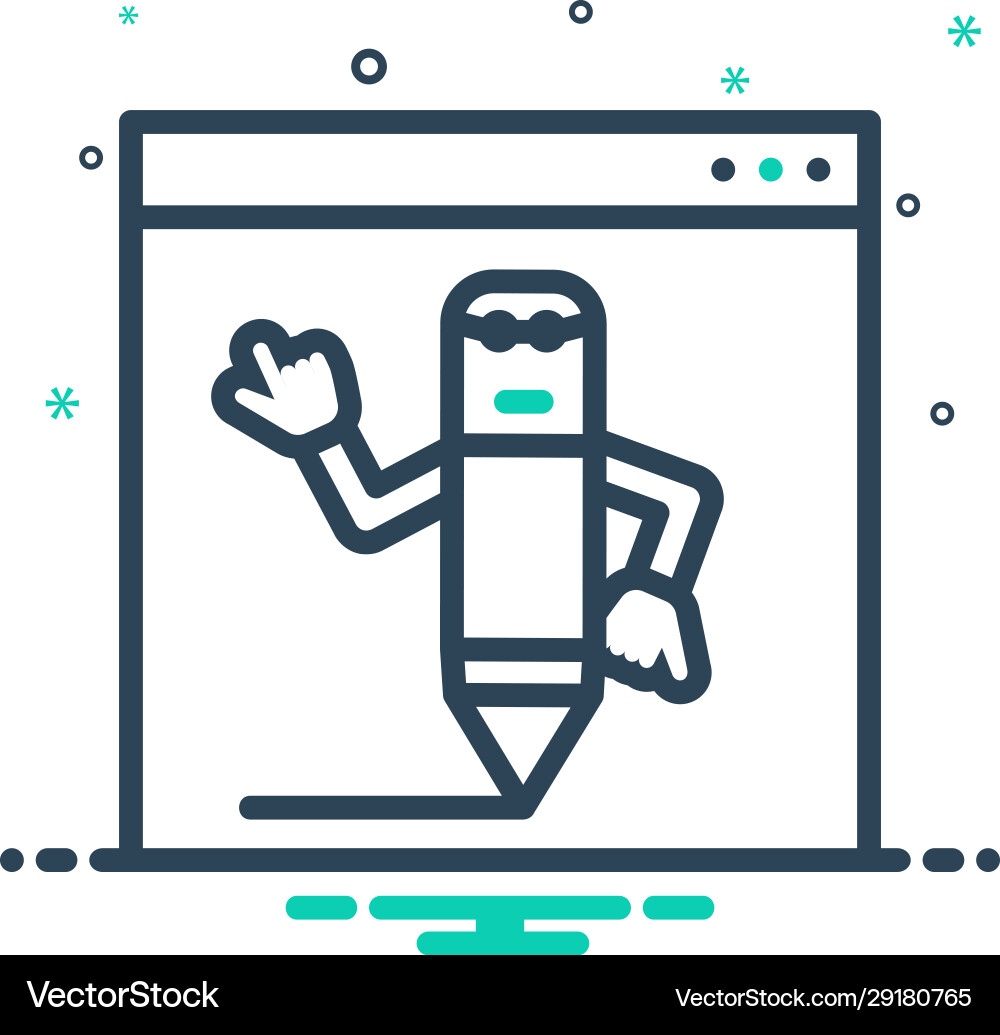 Editor Royalty Free Vector Image - VectorStock