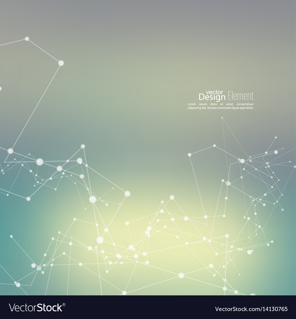 Virtual abstract background Royalty Free Vector Image