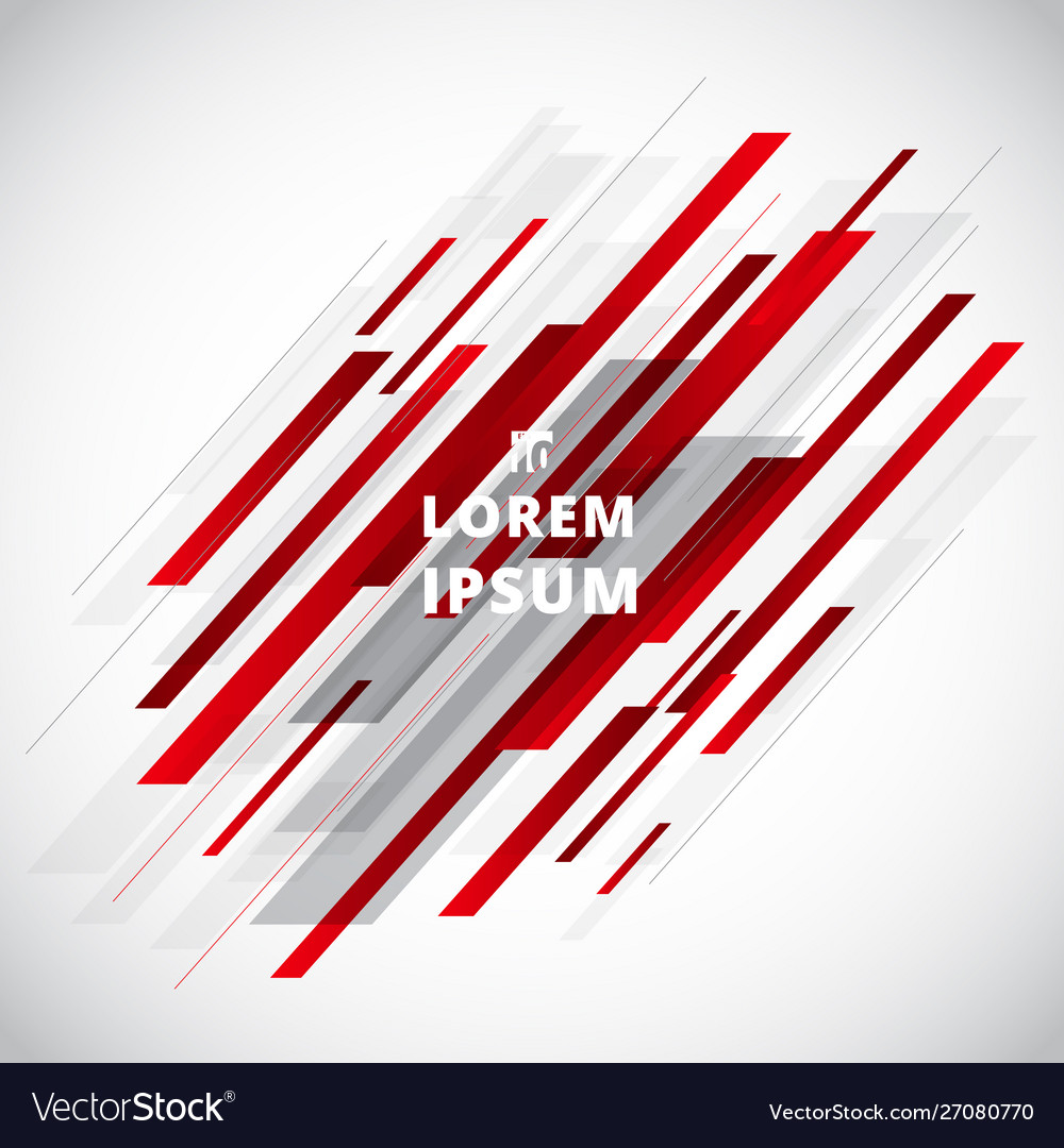 Abstract technology geometric red color shiny Vector Image Abstract technology geometric red color shiny Vector Image