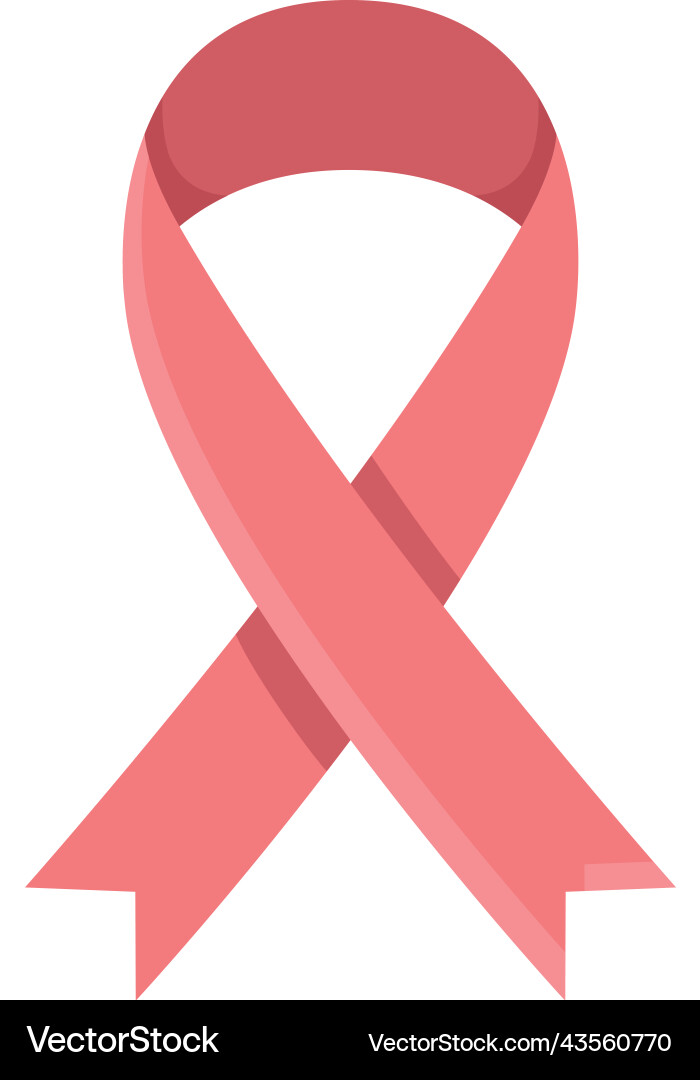 Breast cancer ribbon Royalty Free Vector Image