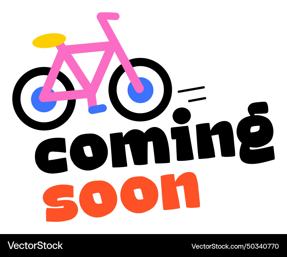 Coming soon Royalty Free Vector Image - VectorStock