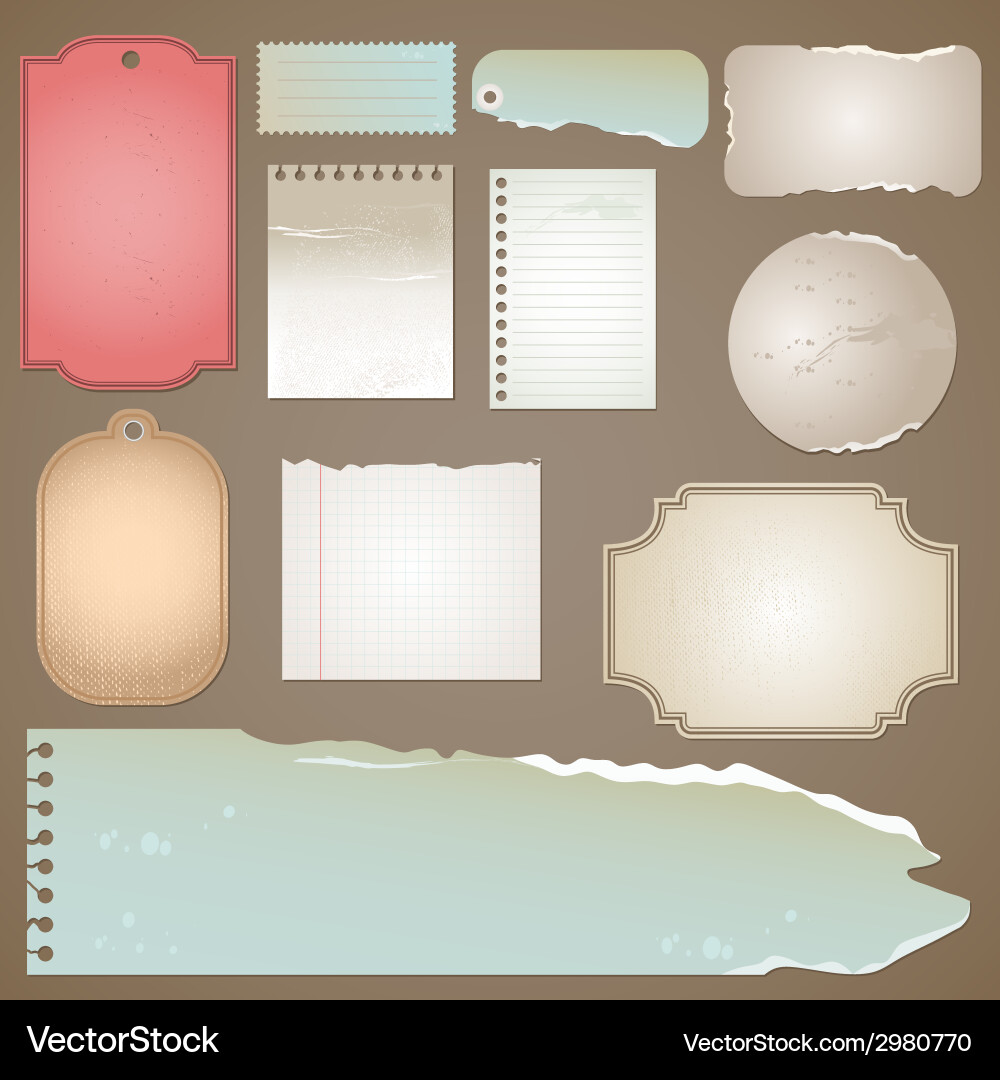 Old papper Royalty Free Vector Image - VectorStock