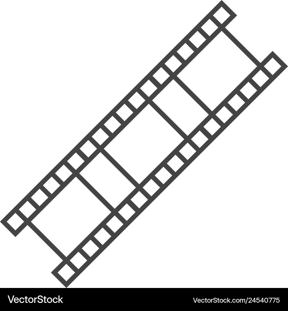 Filmstrip graphic design template Royalty Free Vector Image