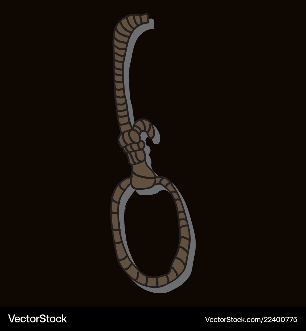 Gallows halloween related glyph icon design Vector Image