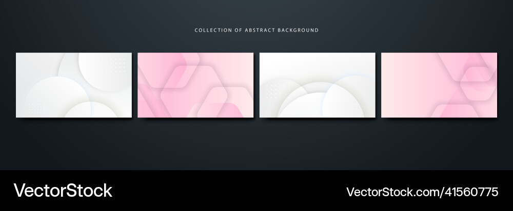 Transparant shape white pink colorful abstract Vector Image