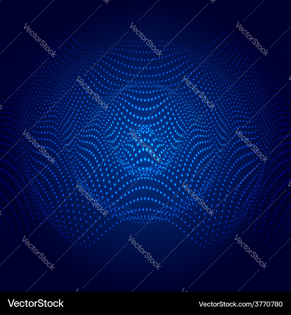 Abstract of sound wave Royalty Free Vector Image