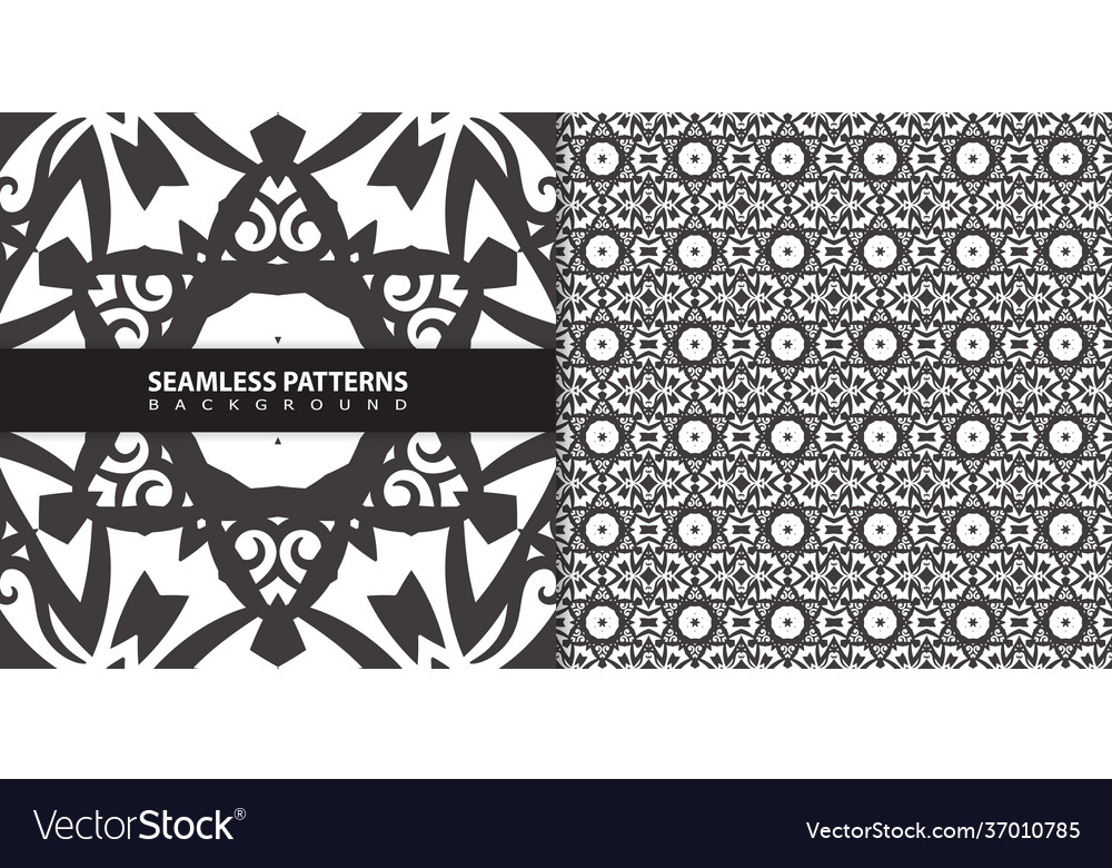 Classic batik seamless pattern background Vector Image