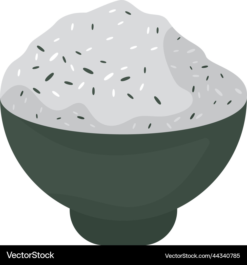 Sushi rice asian food Royalty Free Vector Image