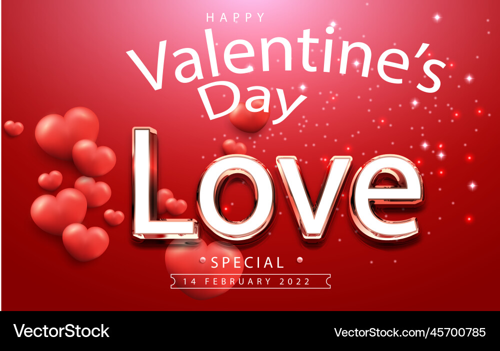 Valentines day 14th february 2023 Royalty Free Vector Image