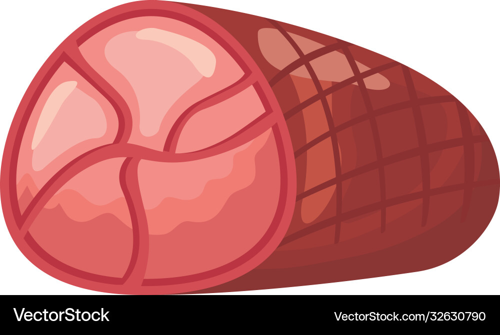 Ground beef meat detailed style icon Royalty Free Vector