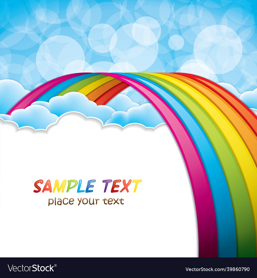 Rainbow Royalty Free Vector Image - VectorStock