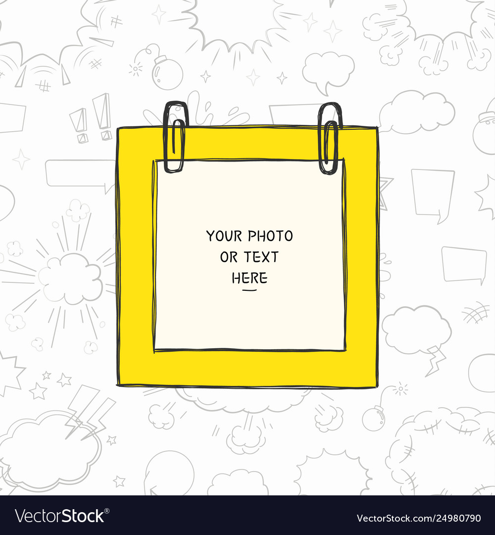 Template photo frames Royalty Free Vector Image