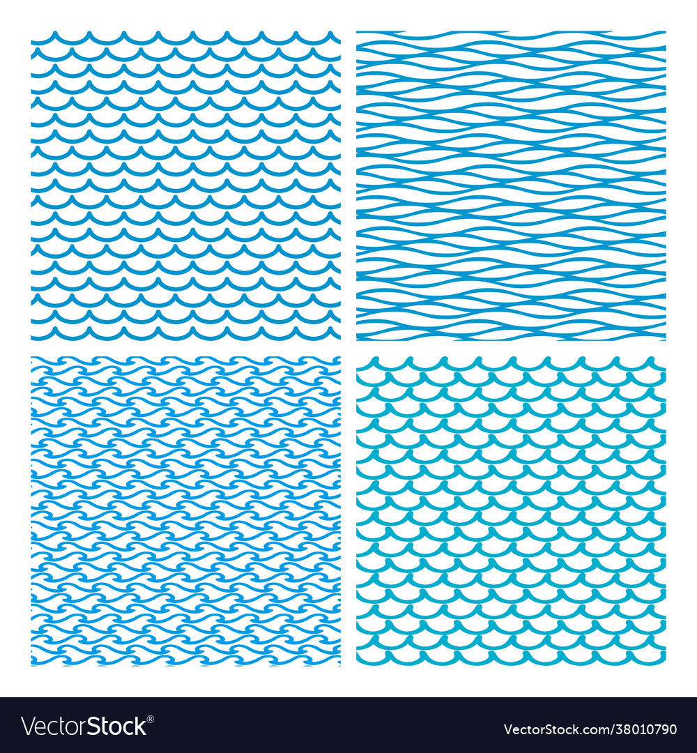 Thin lines wave texture Royalty Free Vector Image