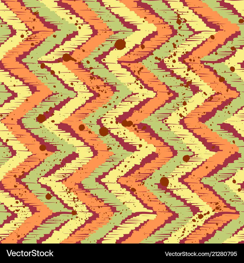 Abstract ikat and boho style handcraft fabric Vector Image