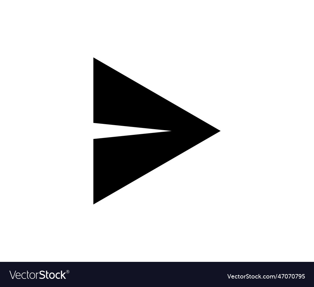 Arrow icon design template Royalty Free Vector Image