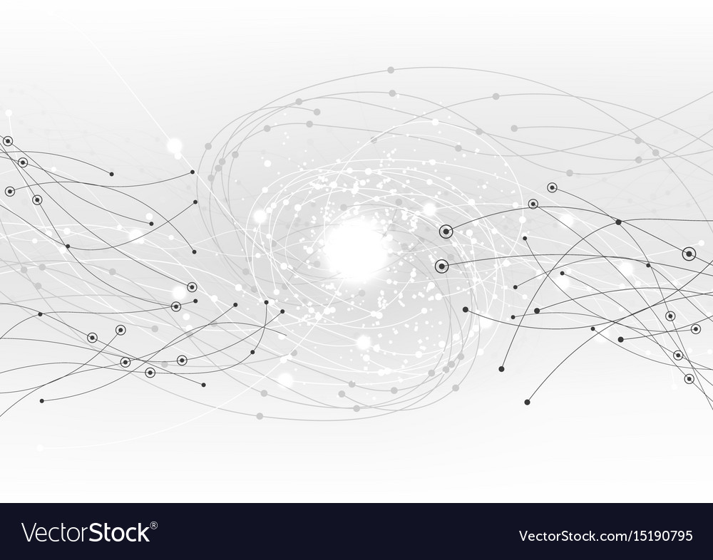 Background Abstract Technology Communication Data Vector Image
