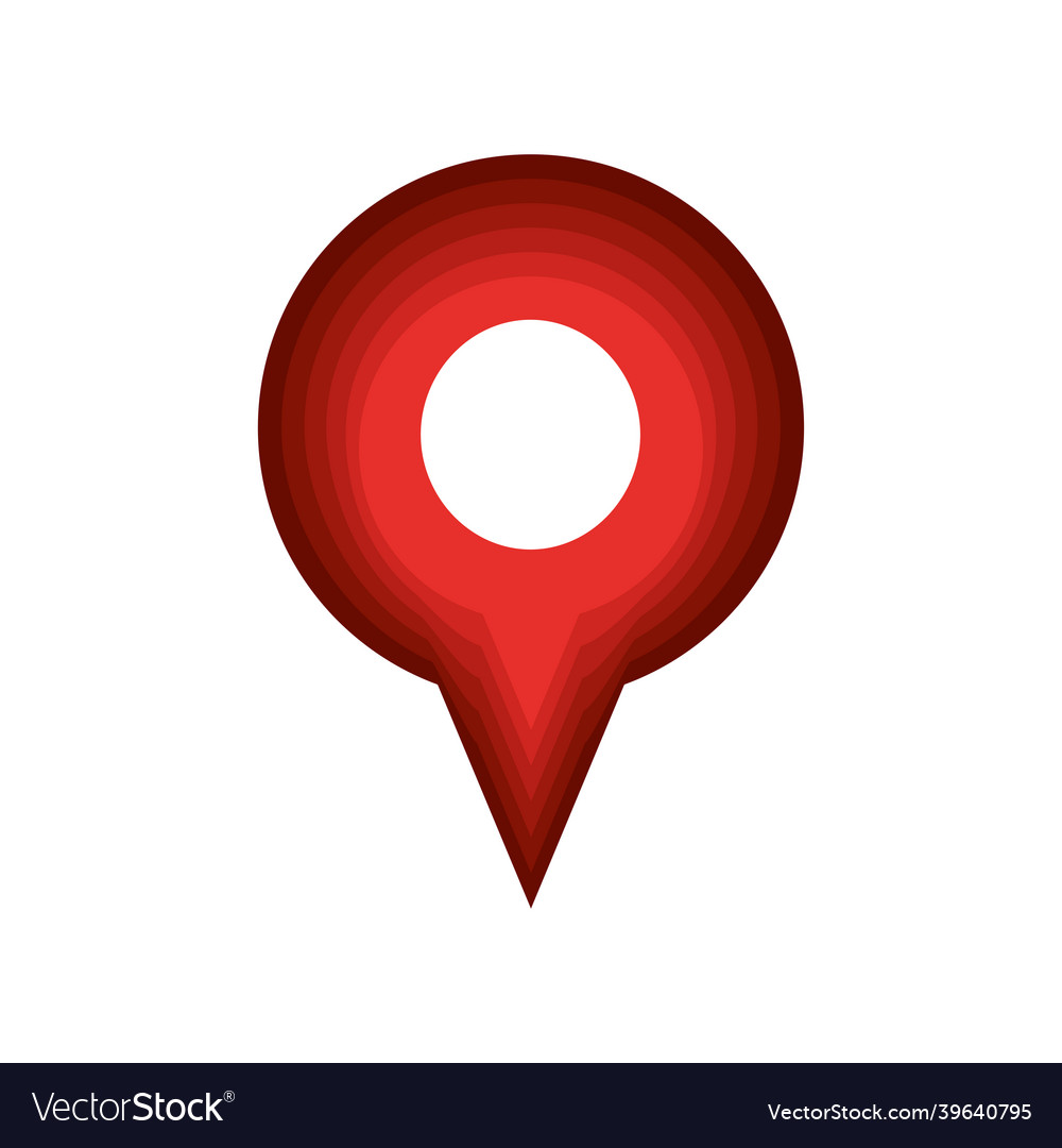 Gps navigation pointer Royalty Free Vector Image