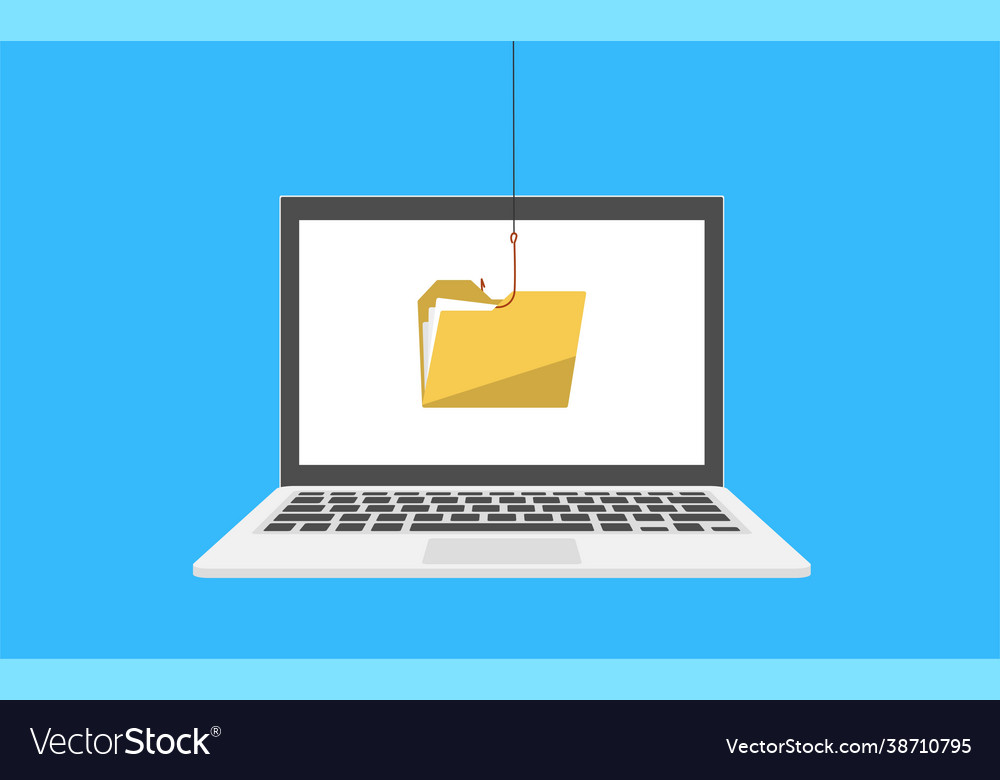 Hacker stealing sensitive data personal Royalty Free Vector