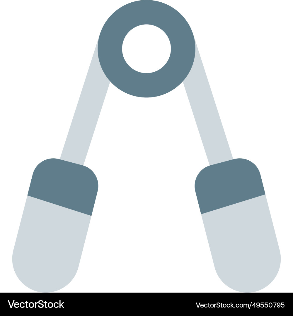 Hand grip exercise for strengthening fingers Vector Image