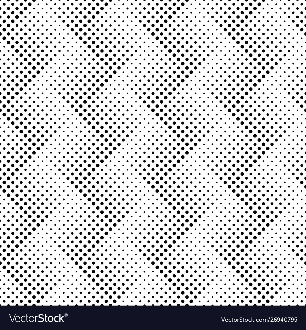 Seamless Geometrical Monochrome Circle Pattern Vector Image